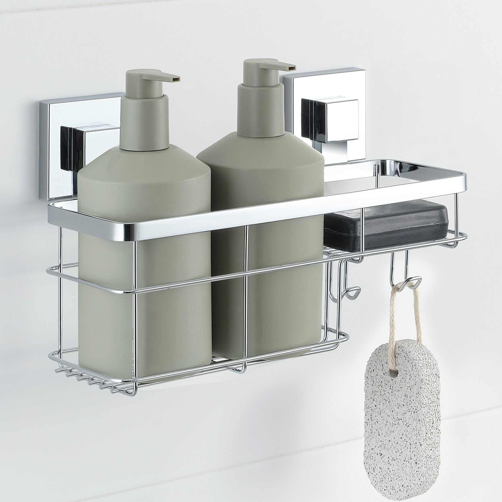 Polished Stainless Steel Suction Combo Caddy – Fusion-Loc